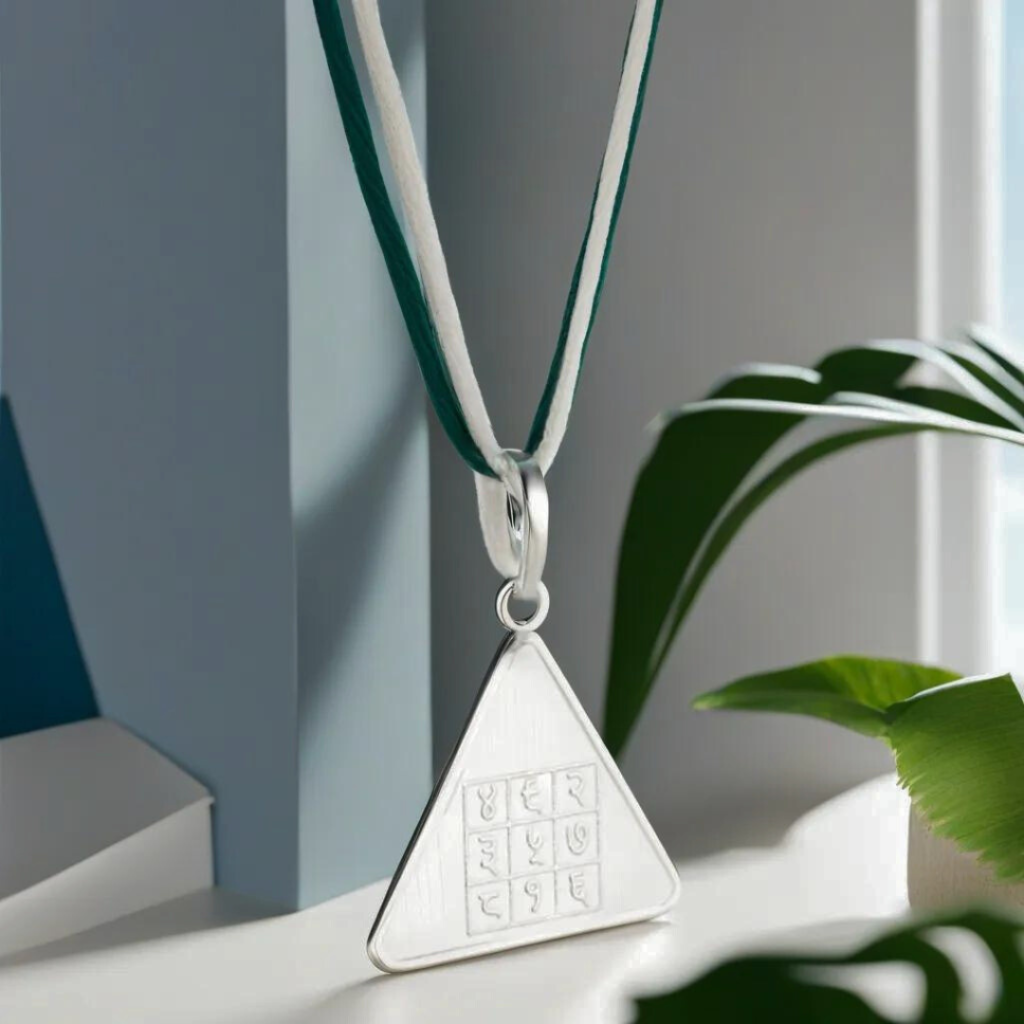 Budh Pyra Yantra Silver Locket Trishakti Products Buy Now