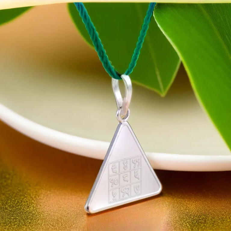 Budh Yantra Silver Locket - Trishakti Products