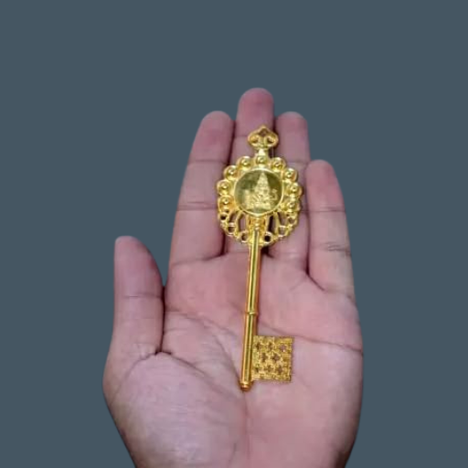 Metal Fengshui Kuber Kunji Key - Attract Wealth and Fortune - Trishakti ...
