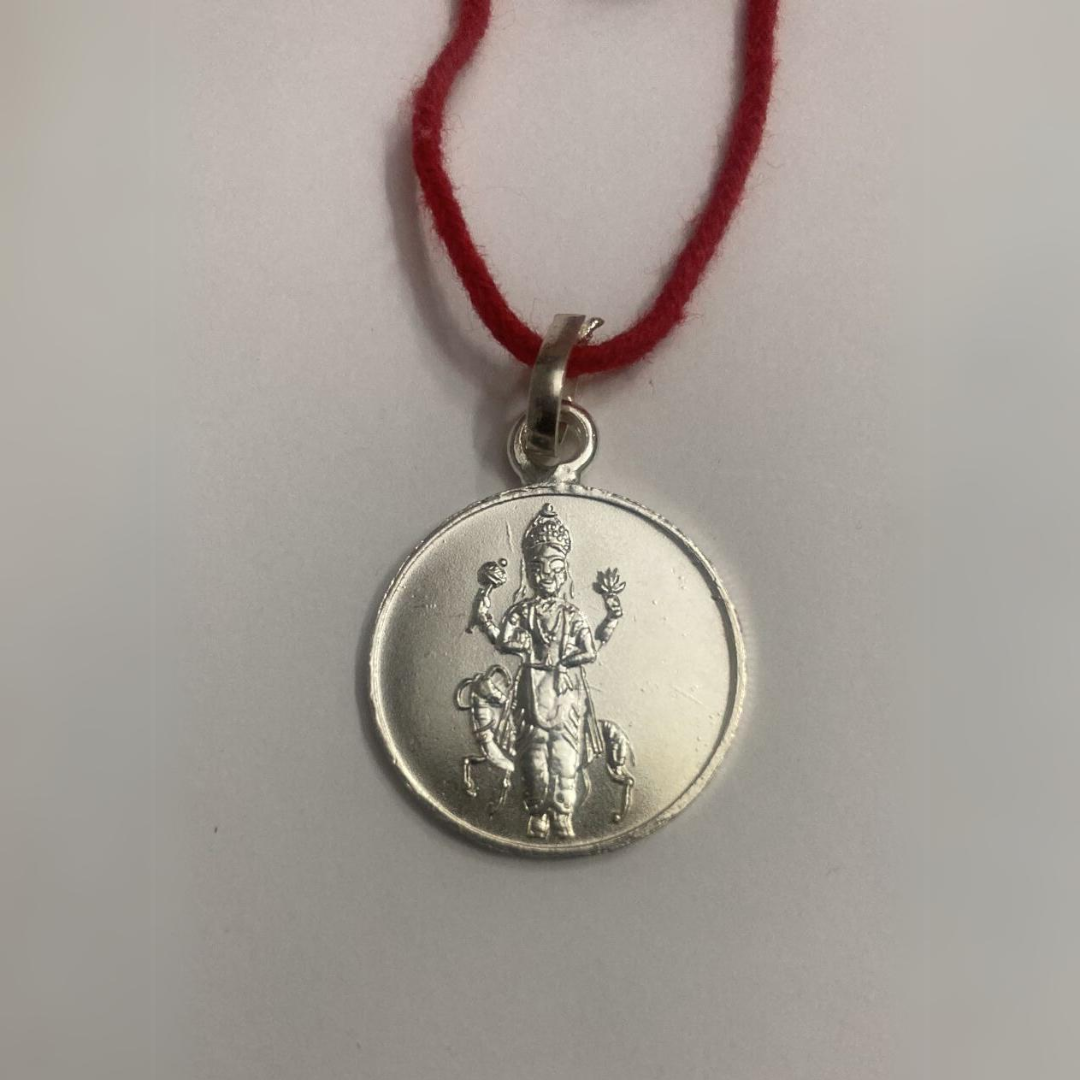 Shri Ketu Yantra Silver Locket (With Thread) - Trishakti Products