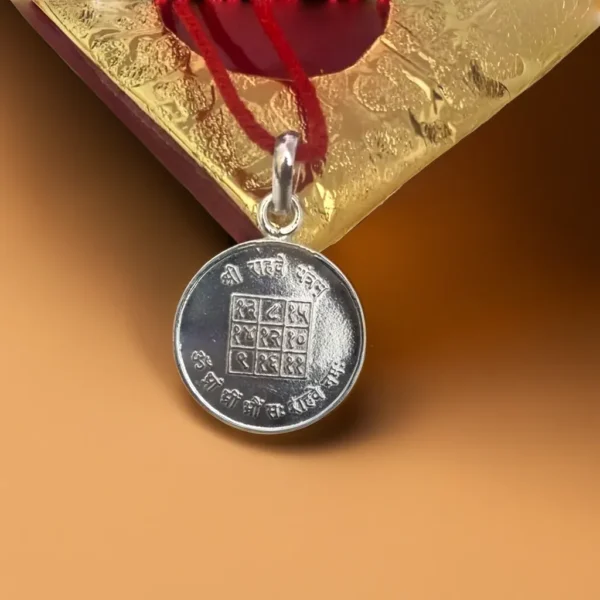 Shri Rahu Yantra Silver Locket - Trishakti Products