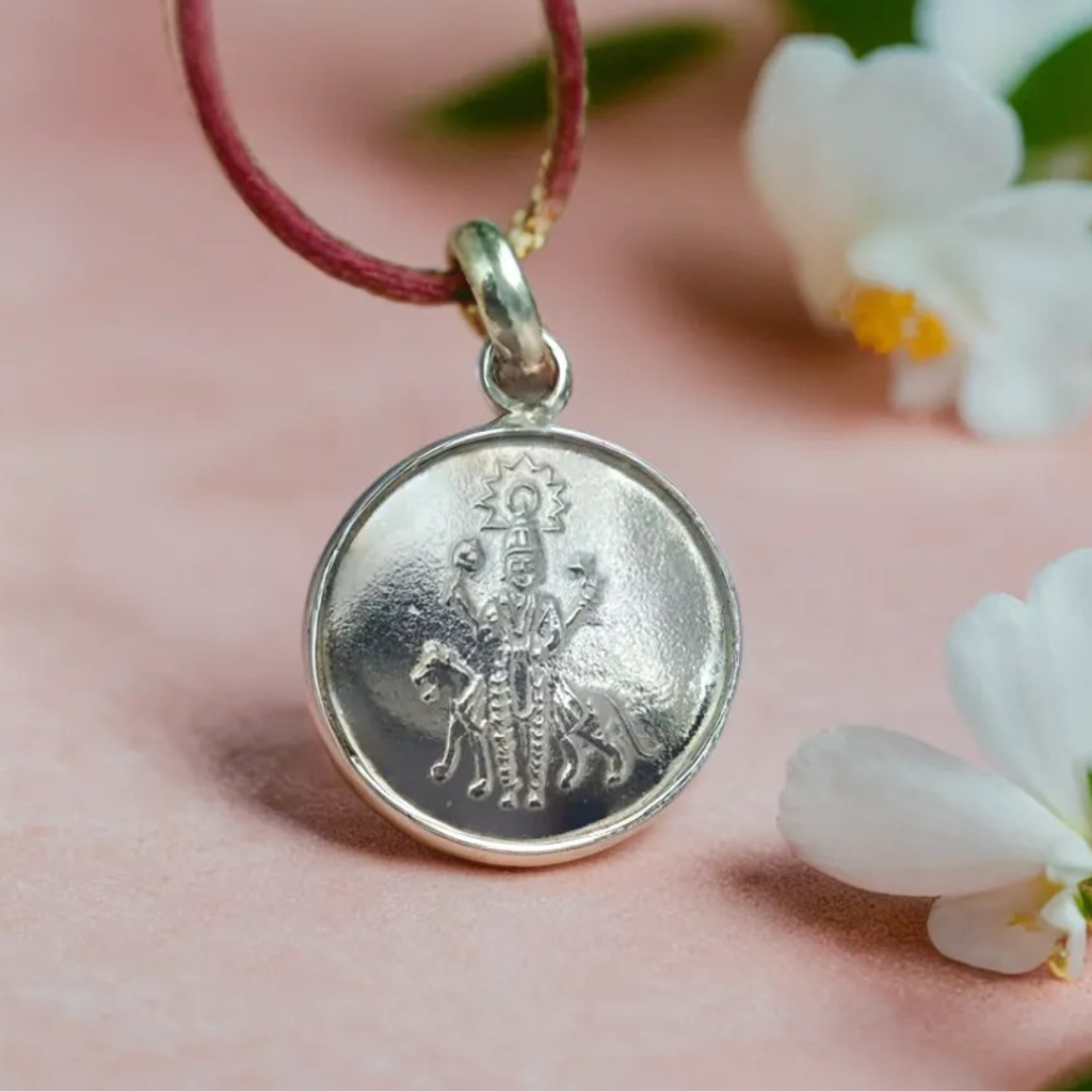 Shri Rahu Yantra Silver Locket - Trishakti Products