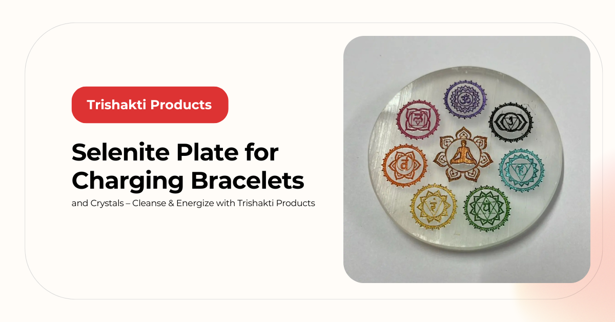 Selenite Plate for Charging Bracelets and Crystals – Cleanse & Energize ...